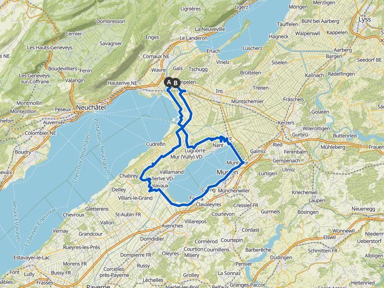 Murtensee & Mt. Vully | Fahrradtour | Komoot